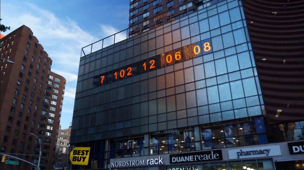 The 'Climate Clock', which tells us the time we have to save the world ...