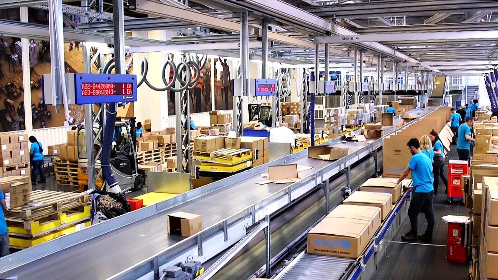 Inside world's largest humanitarian warehouse situated in Copenhagen ...