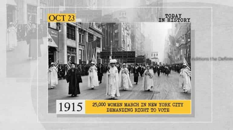 October 23 in history: Right to vote, Hungarian Revolution and more ...