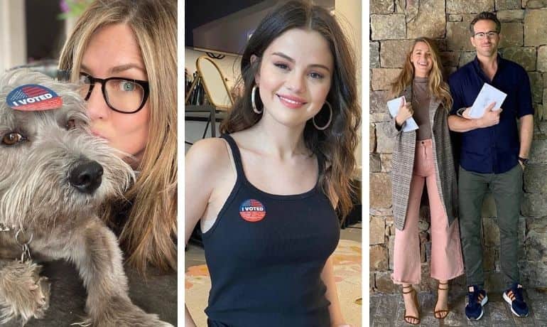 Jennifer Aniston, Ryan Reynolds & other celebs who came out to vote in ...