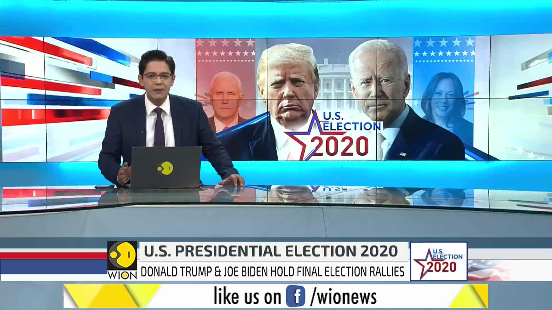 US Election 2020: Donald Trump and Joe Biden hold final election ...