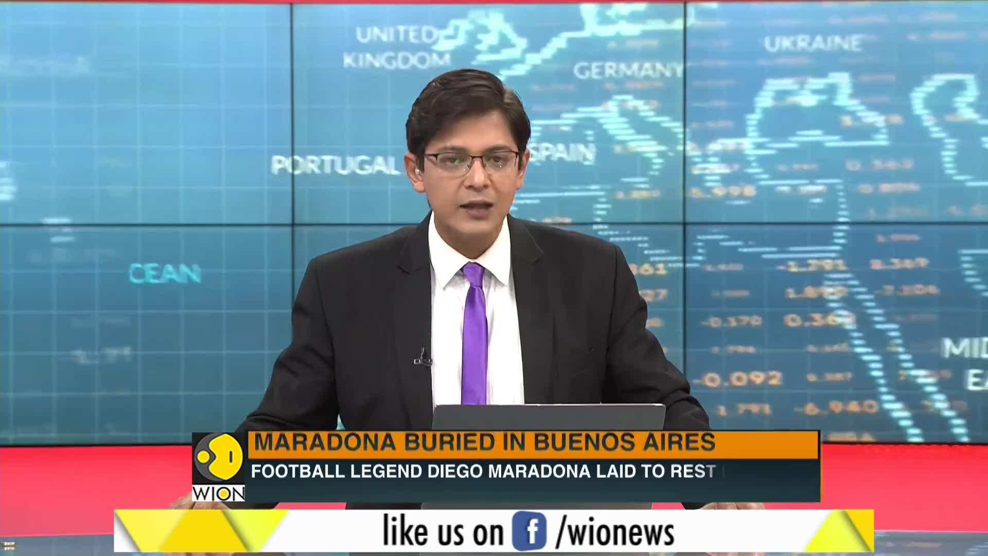 Argentina's football legend Diego Maradona laid to rest in Bella Vista ...