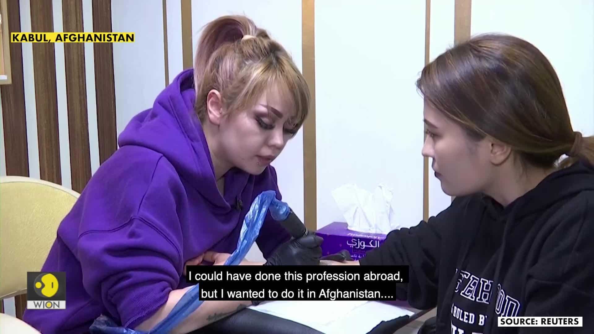 Meet Afghanistan's first female tattoo artist - Edge News