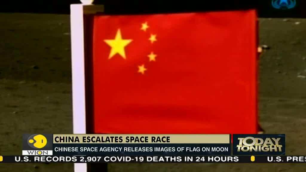 Today Tonight: Chinese space agency releases images of flag on moon ...