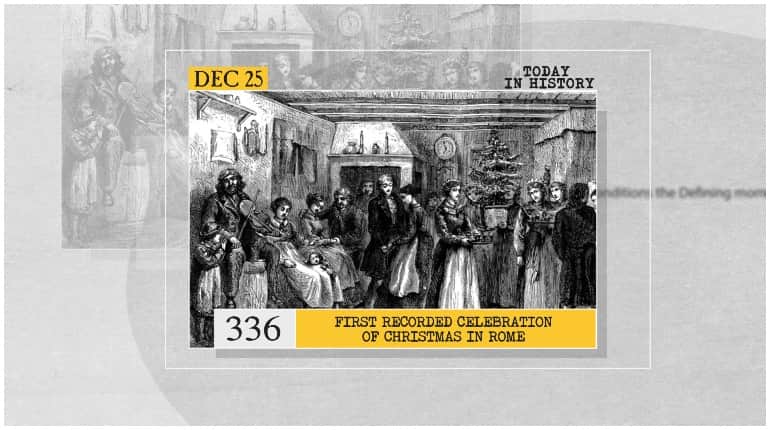 Today in history: First recorded Christmas celebration, Gorbachev ...