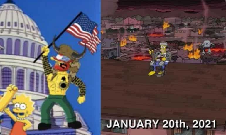 Did The Simpsons forecast US Capitol riots? More predictions inside ...