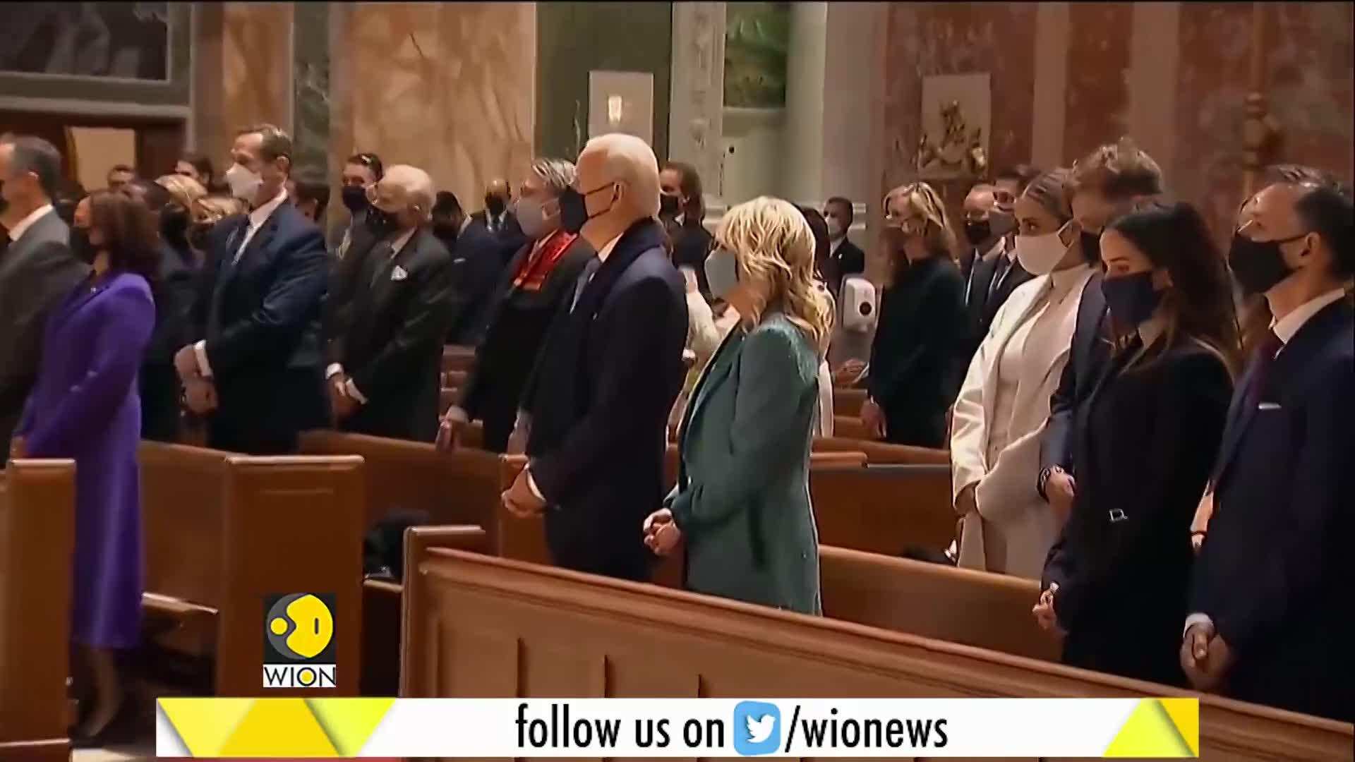 U.S: President-elect Joe Biden attends church service at St. Matthew ...