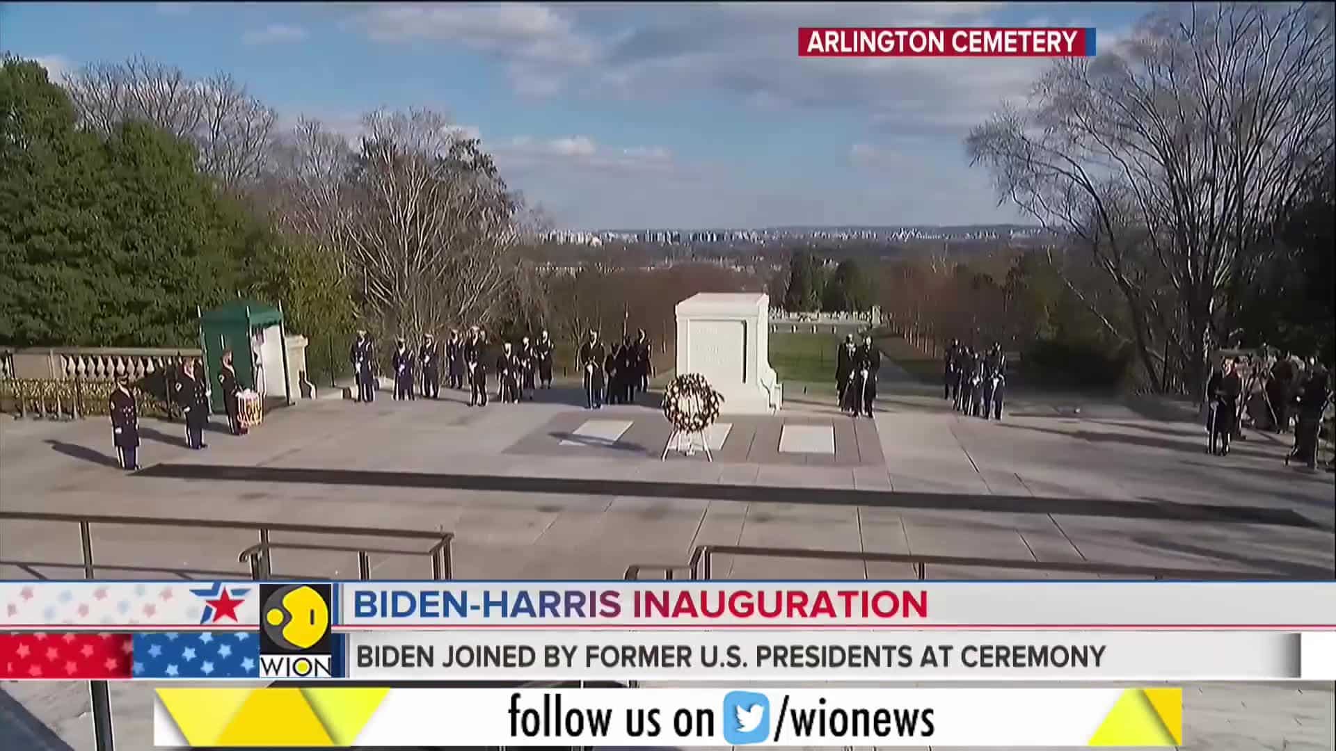 U.S. President Biden attends wreath-laying ceremony at The Tomb of the ...