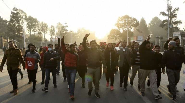 Scores arrested in Nepal strike against parliament's dissolution ...