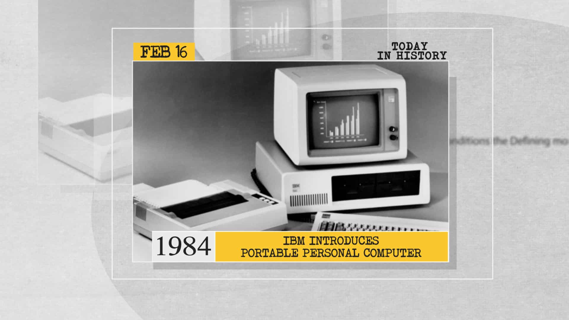 February 16 in history: First portable Personal Computer, India-Nepal's ...