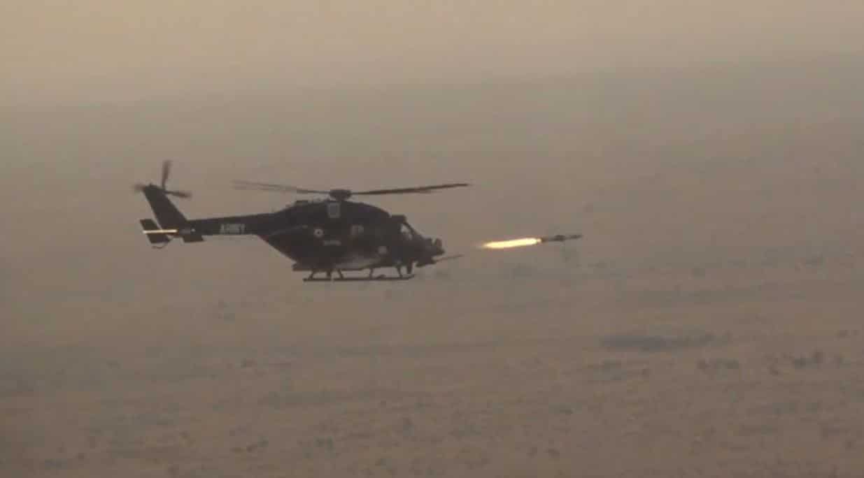Watch: India's homegrown anti-tank missile Helina launched successfully ...