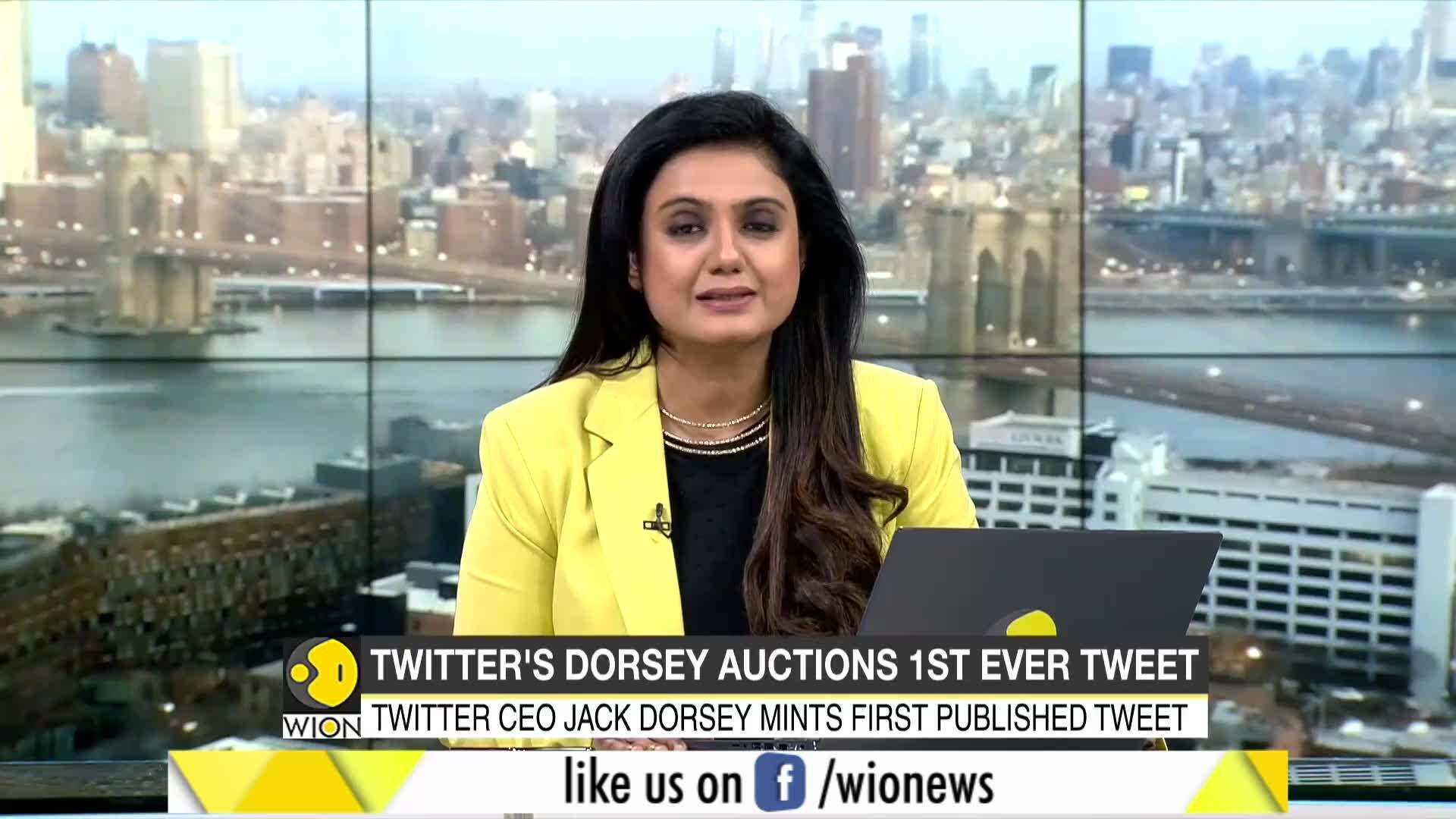 Twitter's Dorsey auctions first ever tweet as digital memorabilia ...