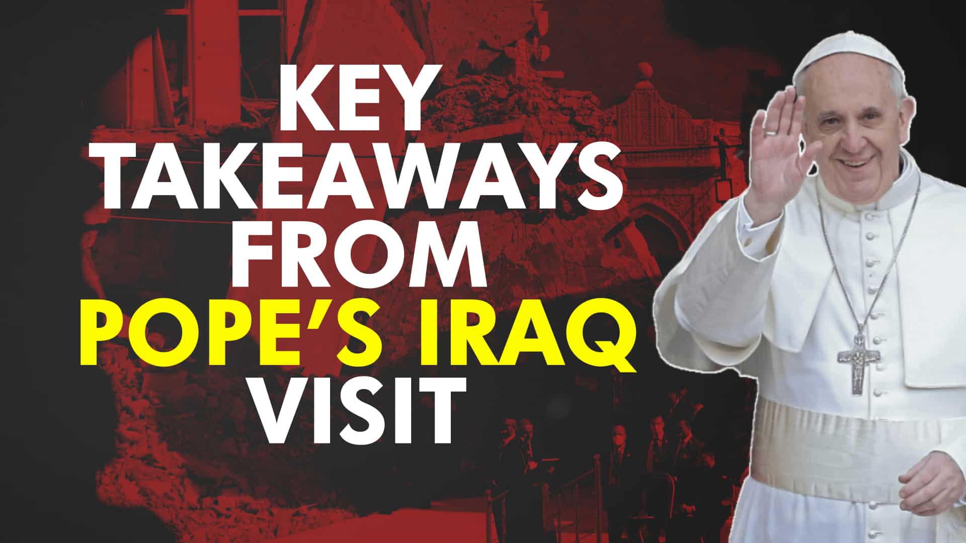 'Peace is more powerful than war': Pope Francis ends epic Iraq tour ...
