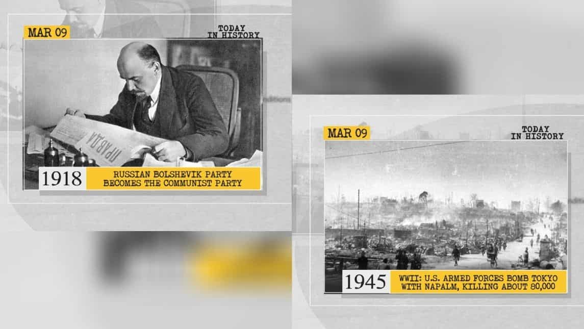 March 9 in history: US bombs Tokyo with napalm, Barbie doll is ...