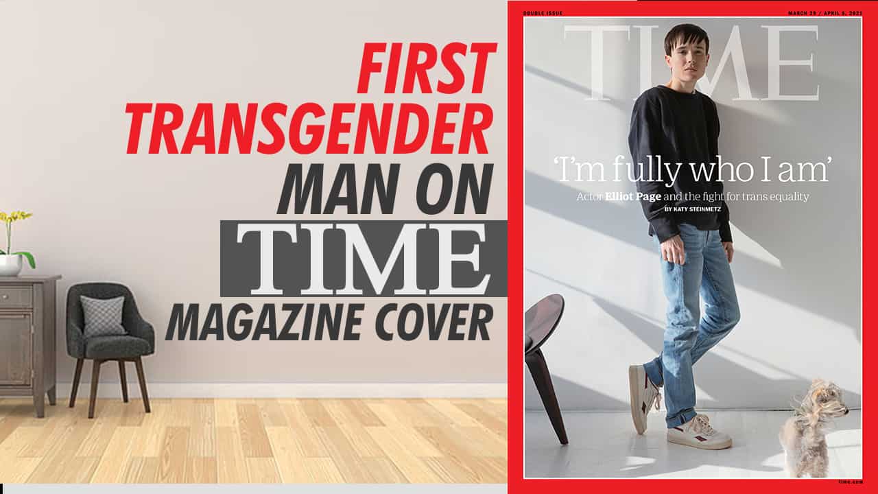 Actor Elliot Page becomes first trans man to star on Time magazine ...
