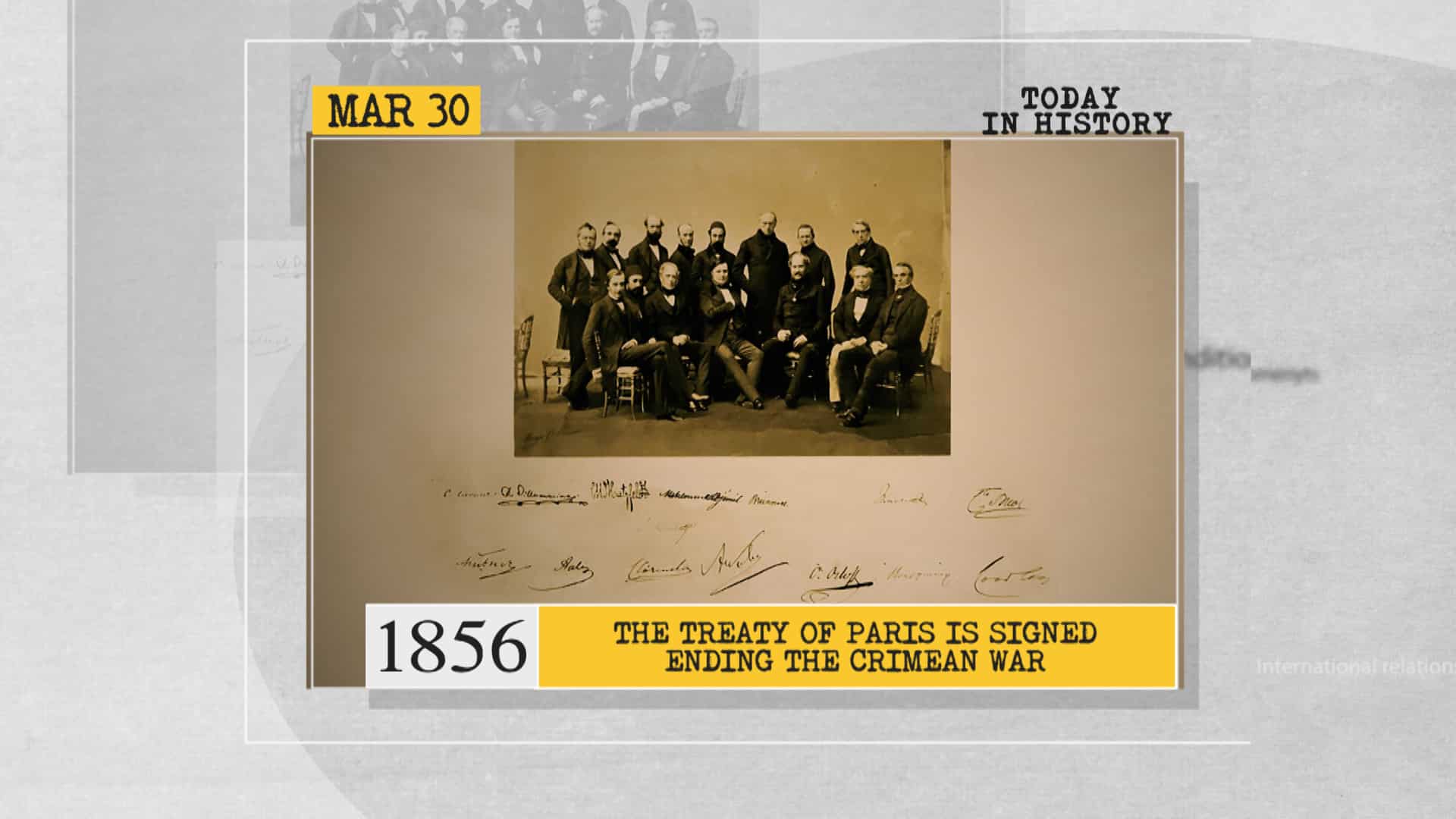March 30 in history: Treaty of Paris signed, Russia sells Alaska to US ...