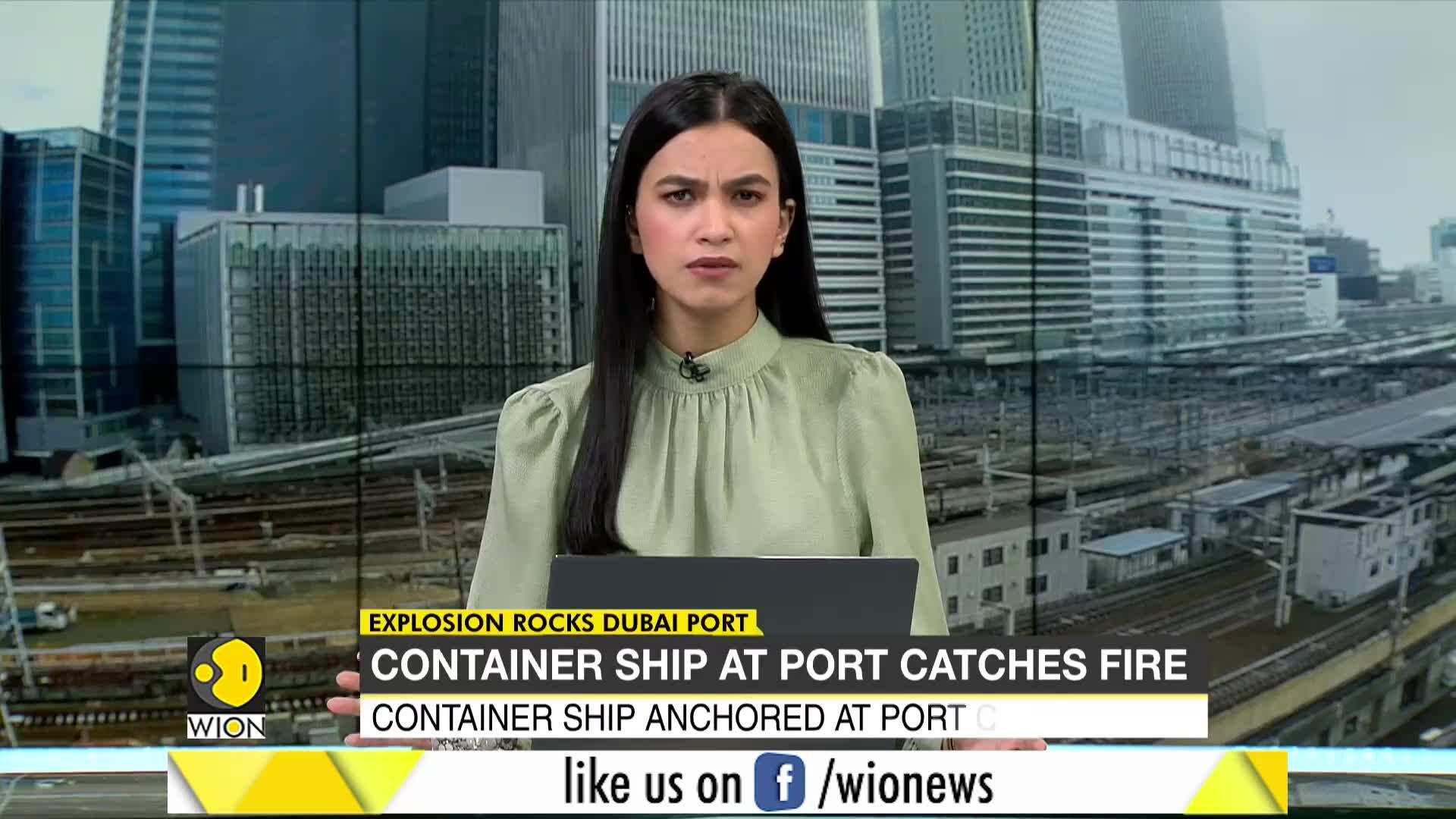Huge explosion erupts on ship at Jebel Ali port, sending shockwaves ...