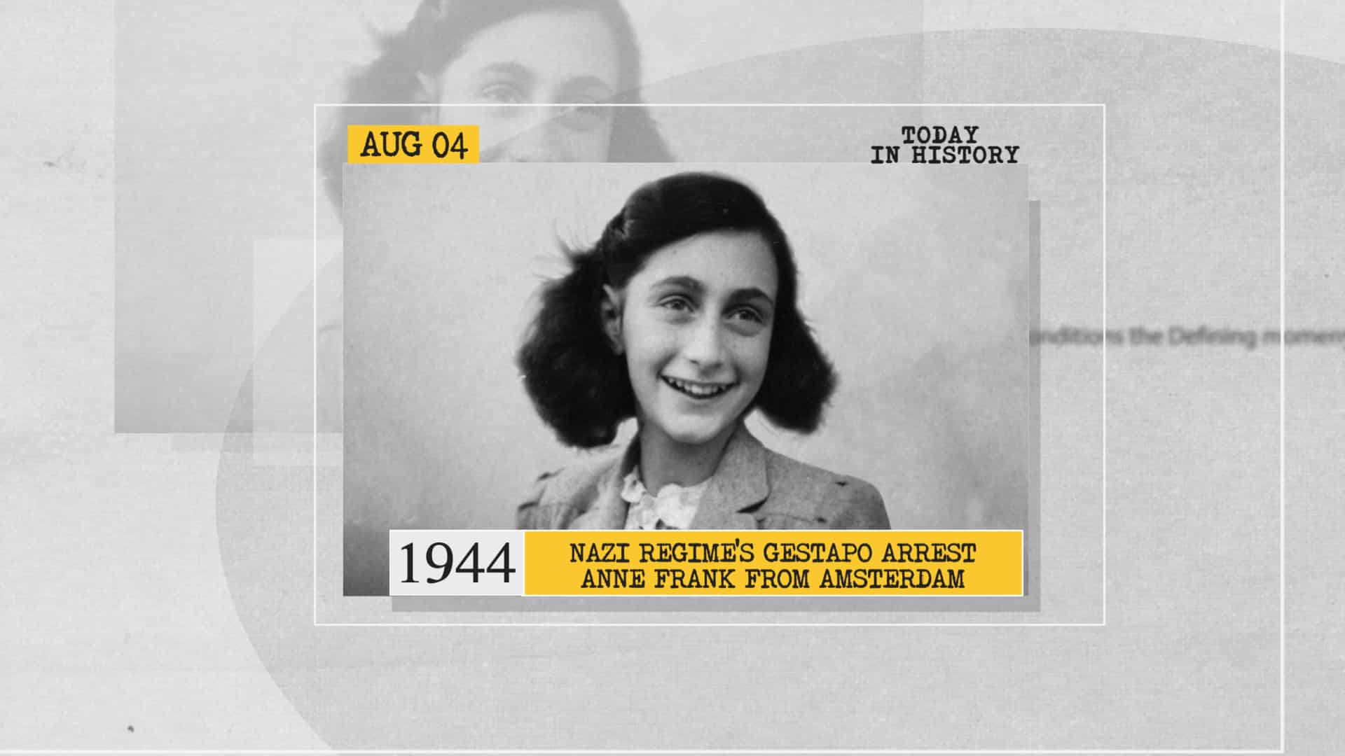 August 4 in history: Invention of Champagne, arrest of Anne Frank and ...