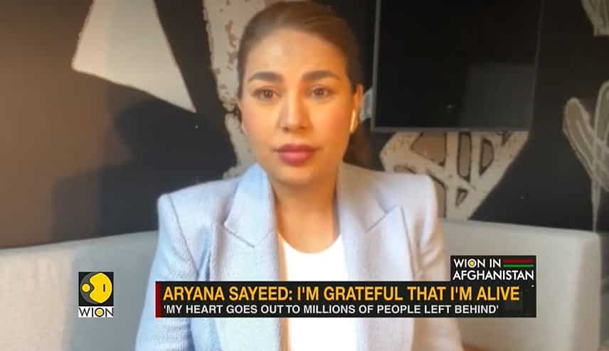 Watch | WION exclusive: Afghan pop star Aryana Sayeed: I'm grateful to ...