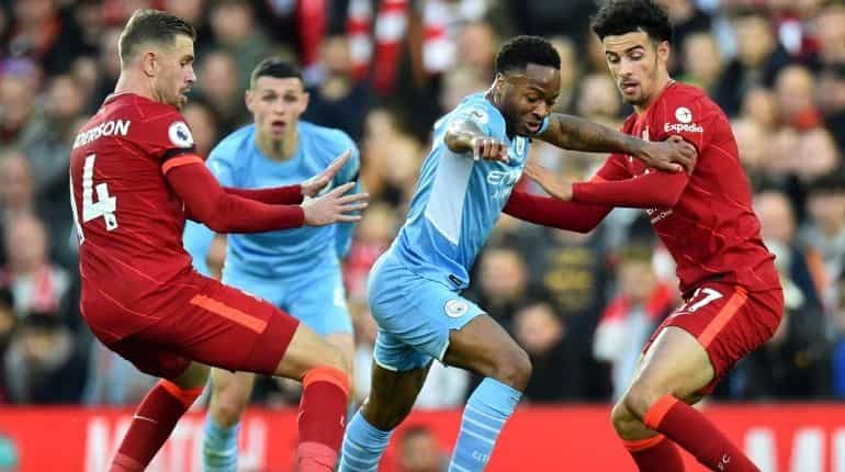 Manchester City fight back twice in thrilling 2-2 draw at Liverpool ...