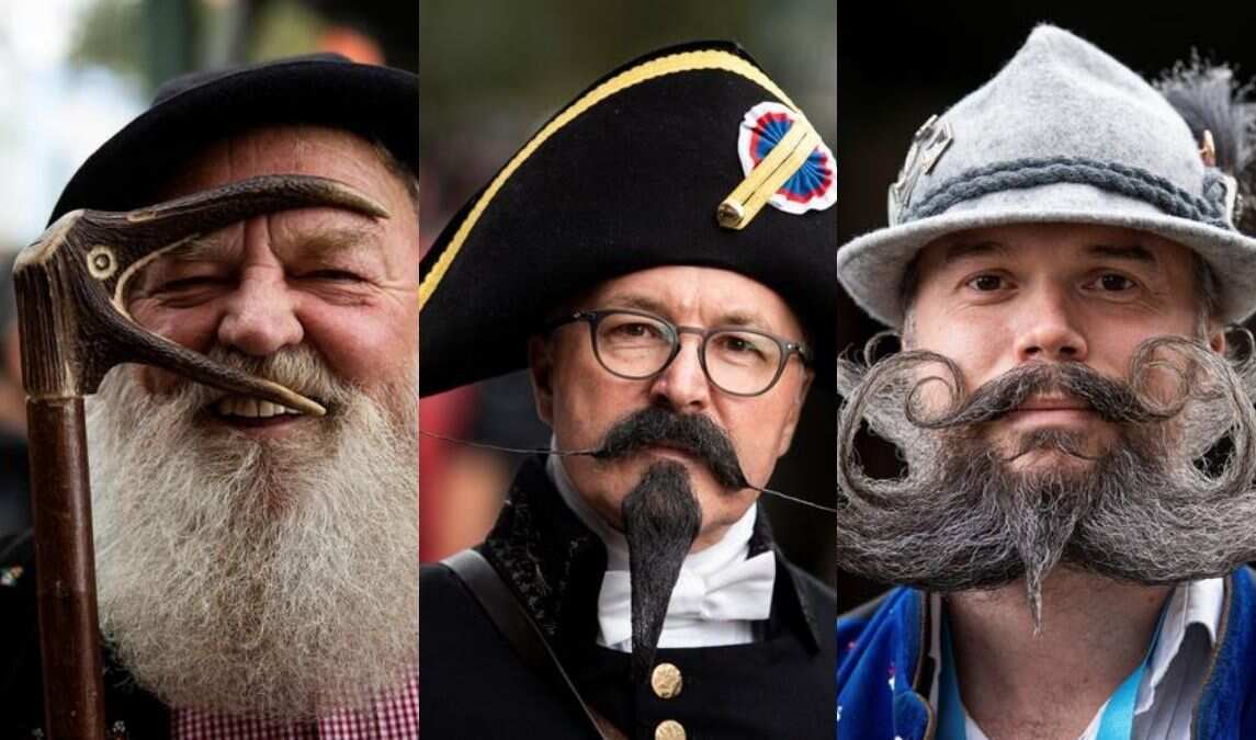 Facial hair aficionados face-off at German Moustache and Beard ...