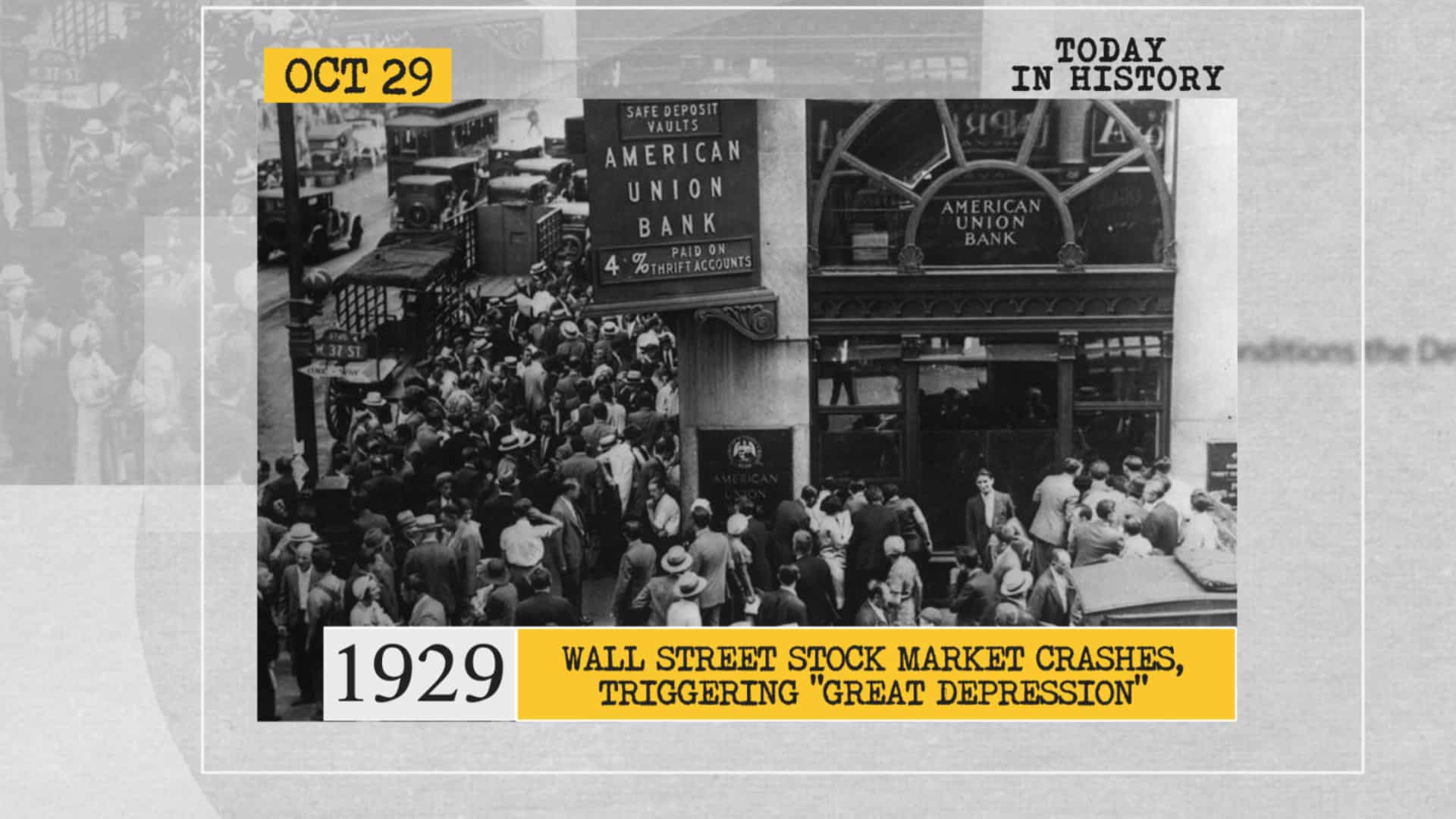 October 29 in history: Formation of International Red Cross, Wall ...