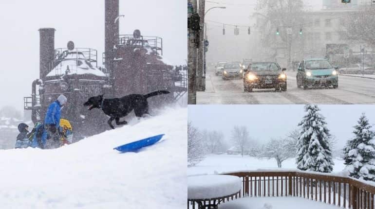 US experiencing extreme weather conditions, heavy snowfall warning ...