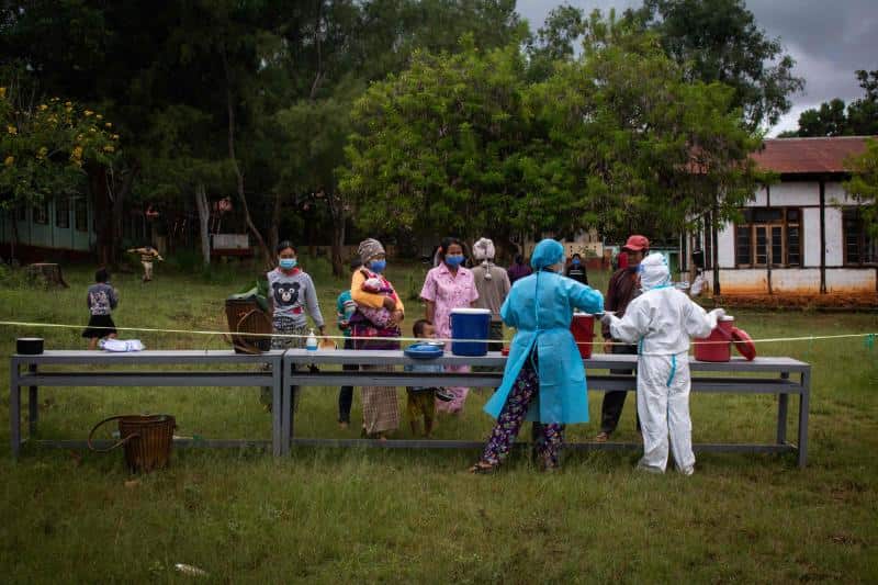 Handful of Myanmar nurses treat COVID-19 patients in secret makeshift ...