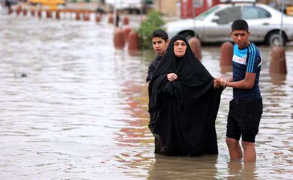 Iraq: Floodwaters sweep through Ebril, govt announces holidays for ...