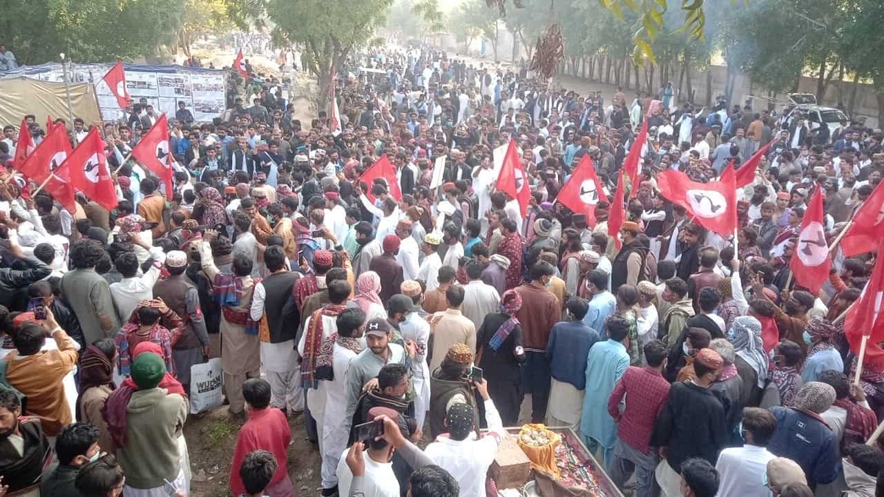 Massive anti-China protest in Pakistan's Sindh on GM Syed's birth ...