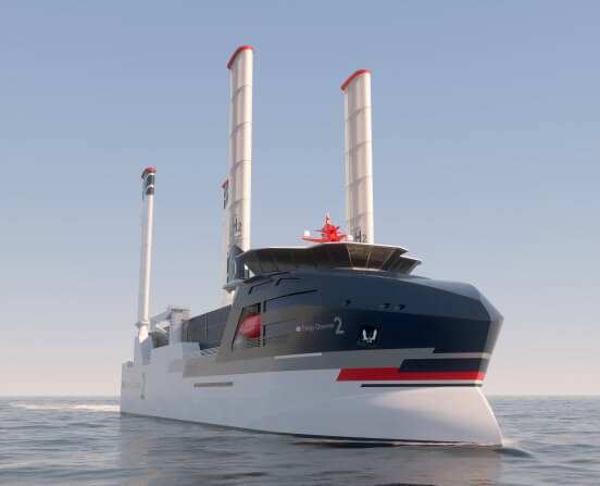First cargo ship powered by liquid hydrogen unveiled in France, set to ...