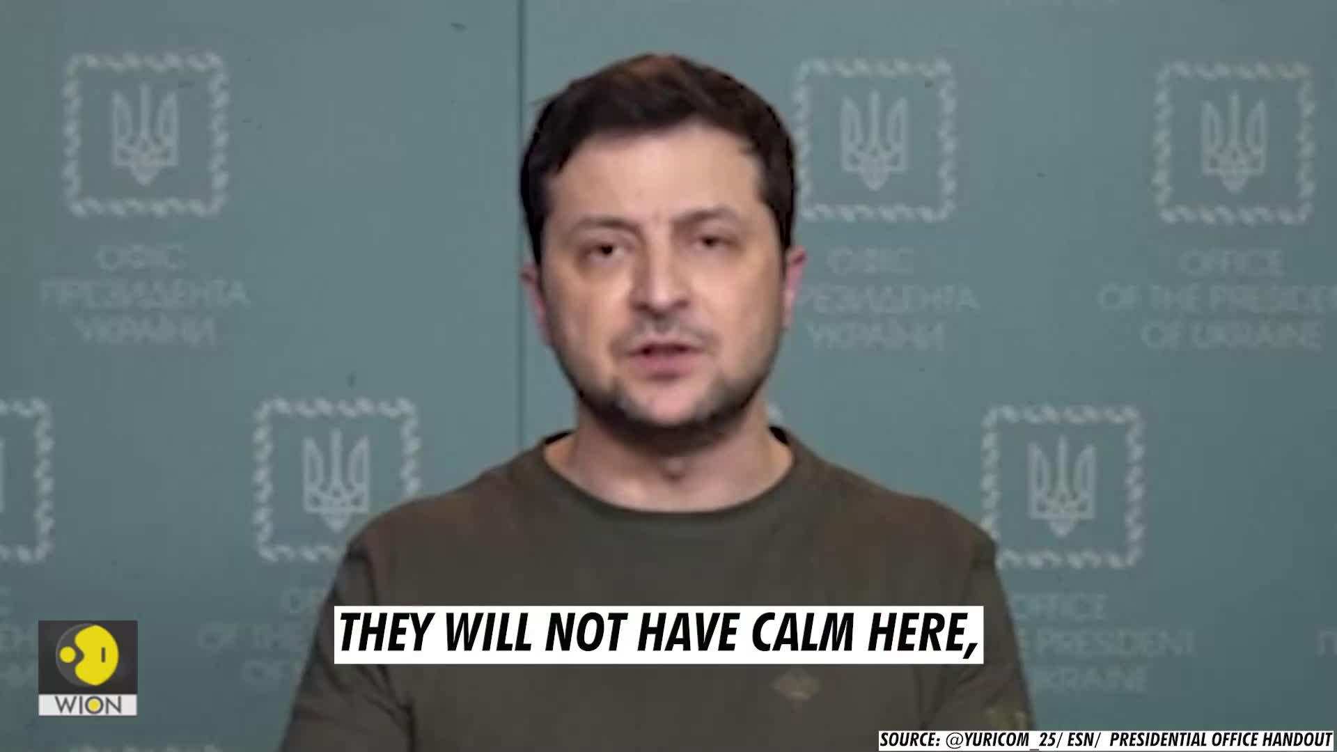‘Go home’: President Zelensky to Russia; Ukrainians yell at armed ...