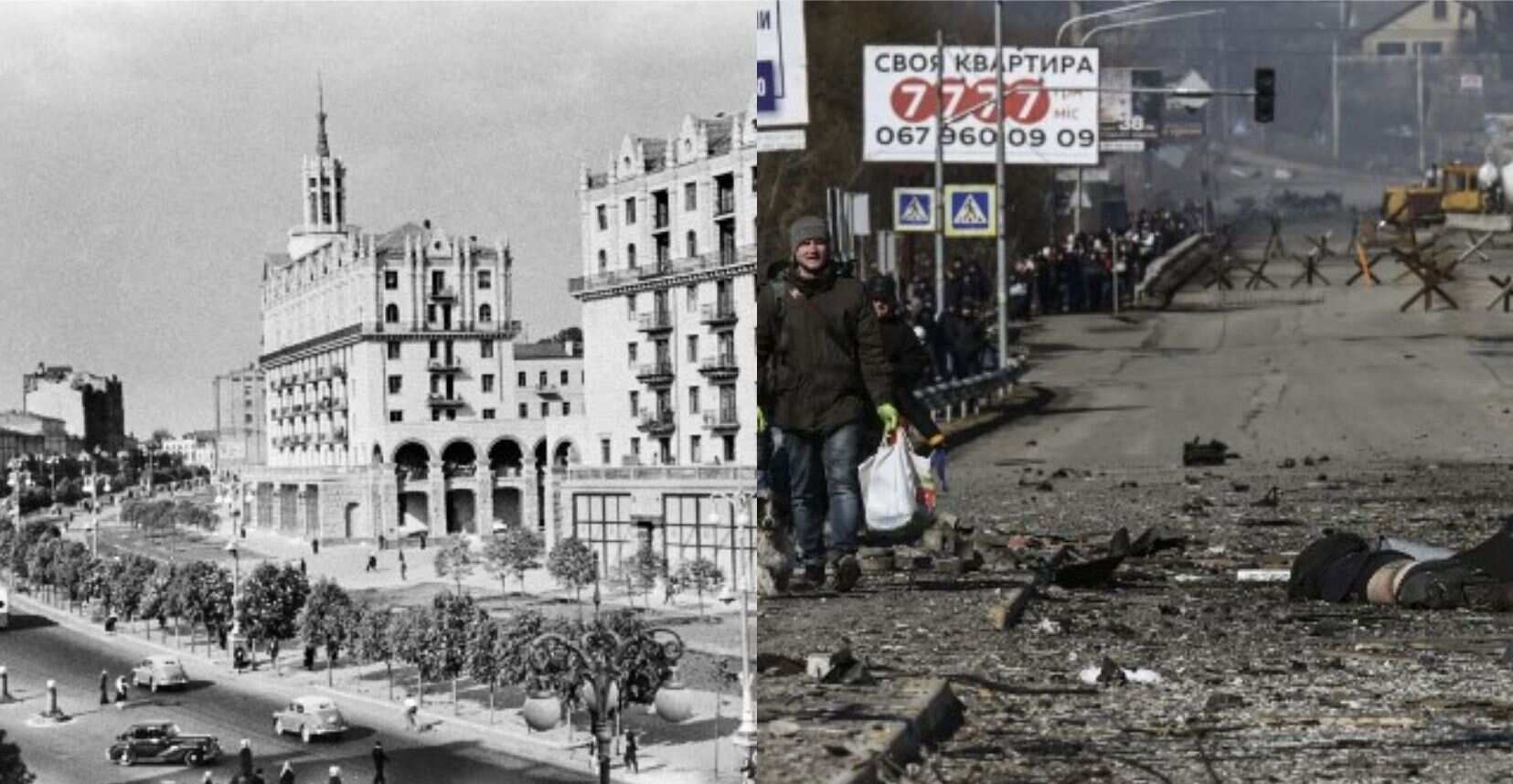 In Pics | Ukraine then and now, images from 1970s and after Russian ...
