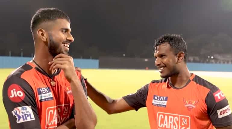 Do you miss RCB? Washington Sundar responds to T Natarajan's cheeky ...