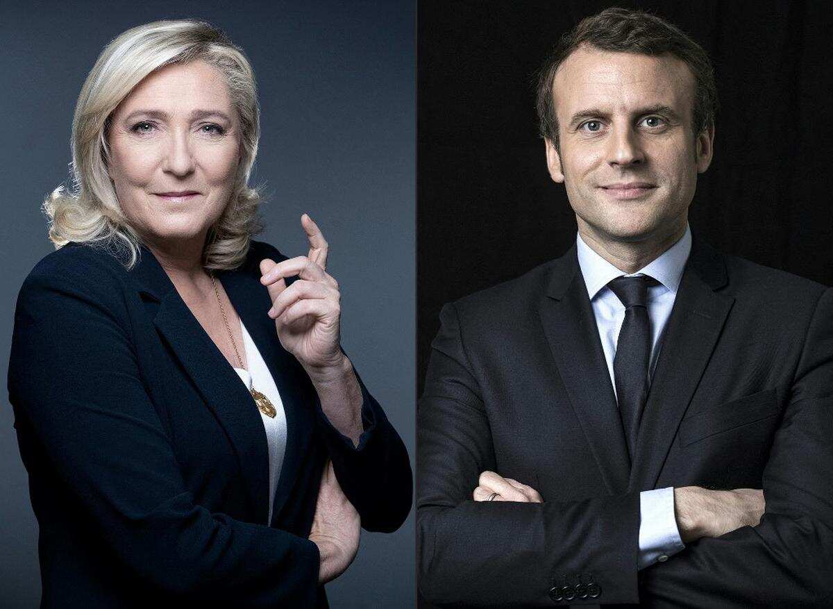 French Presidential Elections: Macron leads with 54%, Le Pen trails ...