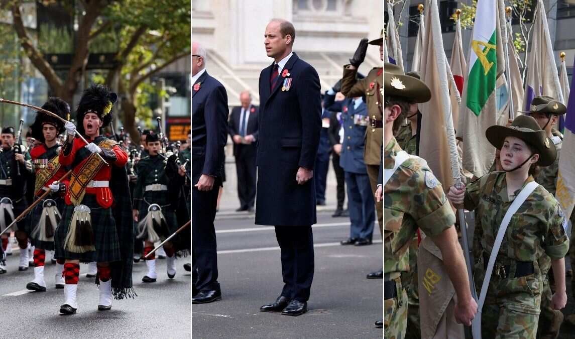Prince William joins commemorations, thousands of people honour ...