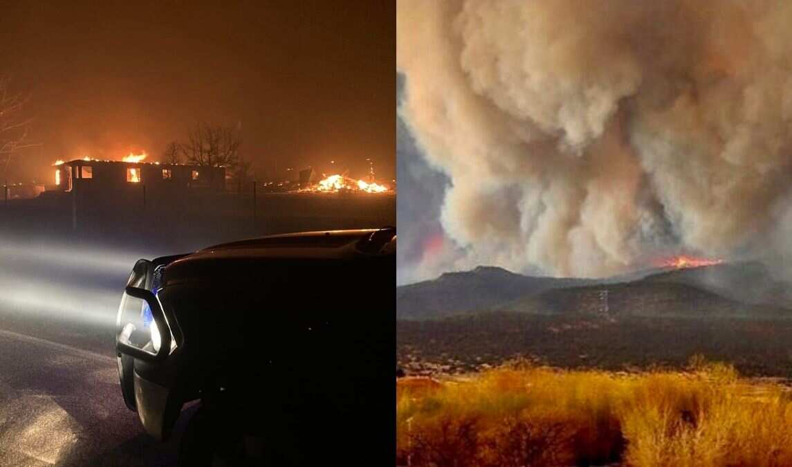 New Mexico firefighters battle United States' largest active wildfire ...