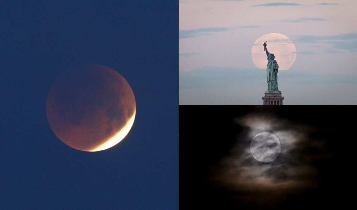 In Pics: Watch amazing Flower Moon lunar eclipse around the world ...