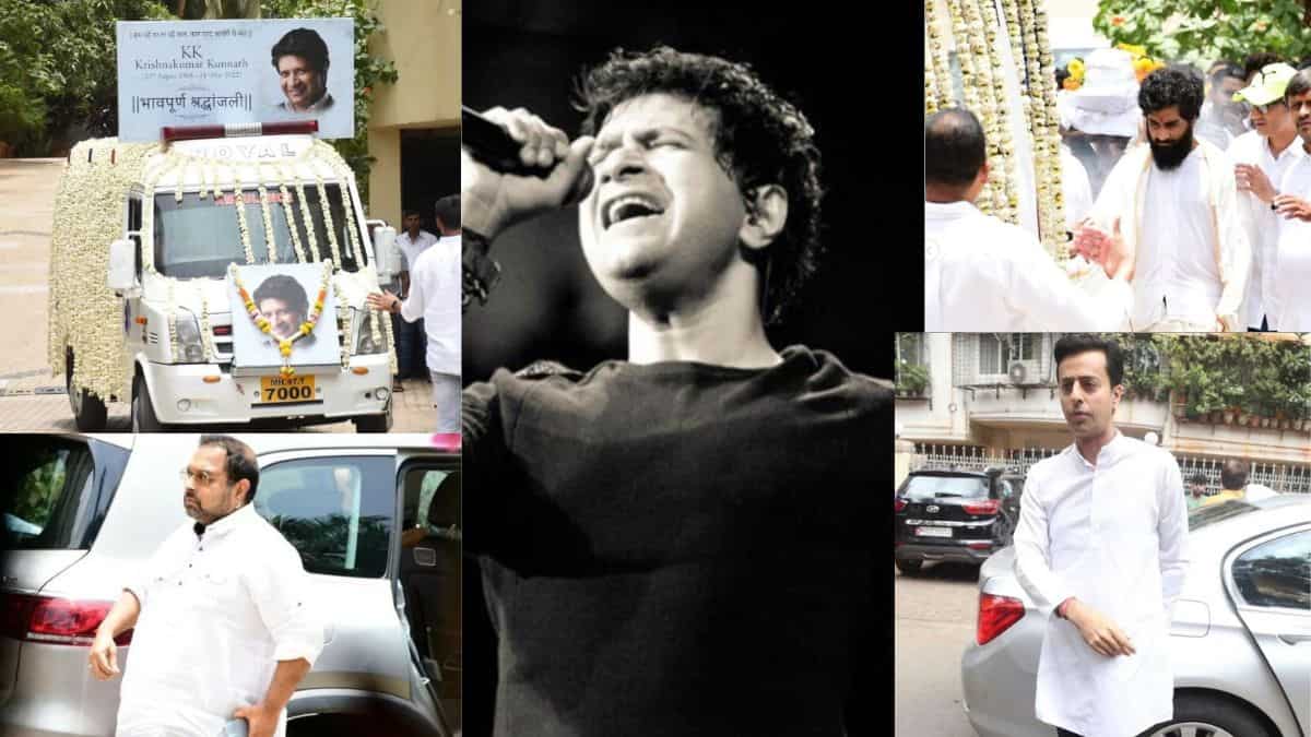 Singer KK laid to rest in Mumbai, family & friends bid tearful goodbye ...