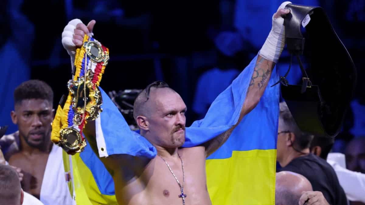 This victory is for my country: Oleksandr Usyk pays tribute to ...