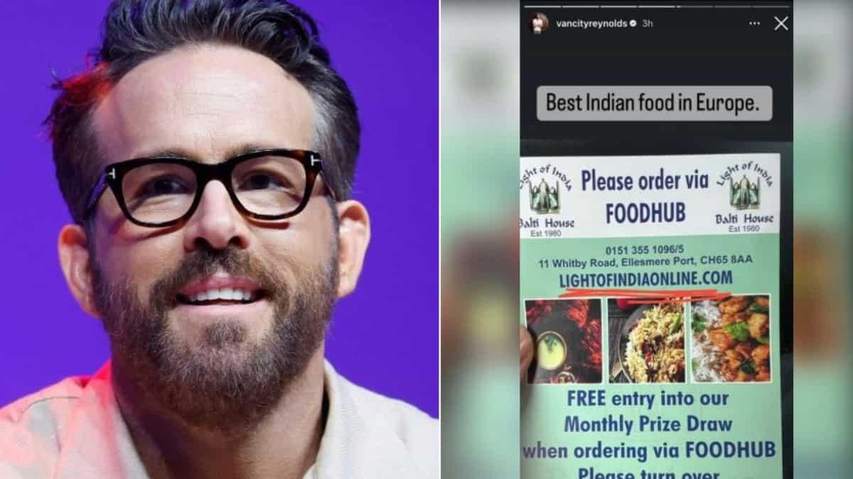 Ryan Reynolds labels UK curry house as 'best Indian food in Europe ...