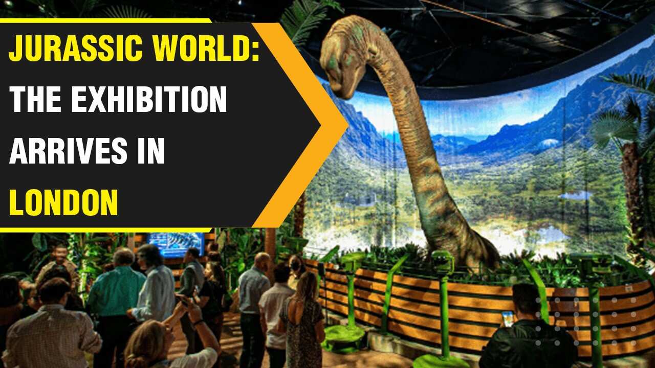 High-tech Jurassic World exhibition kicks off in London with ...