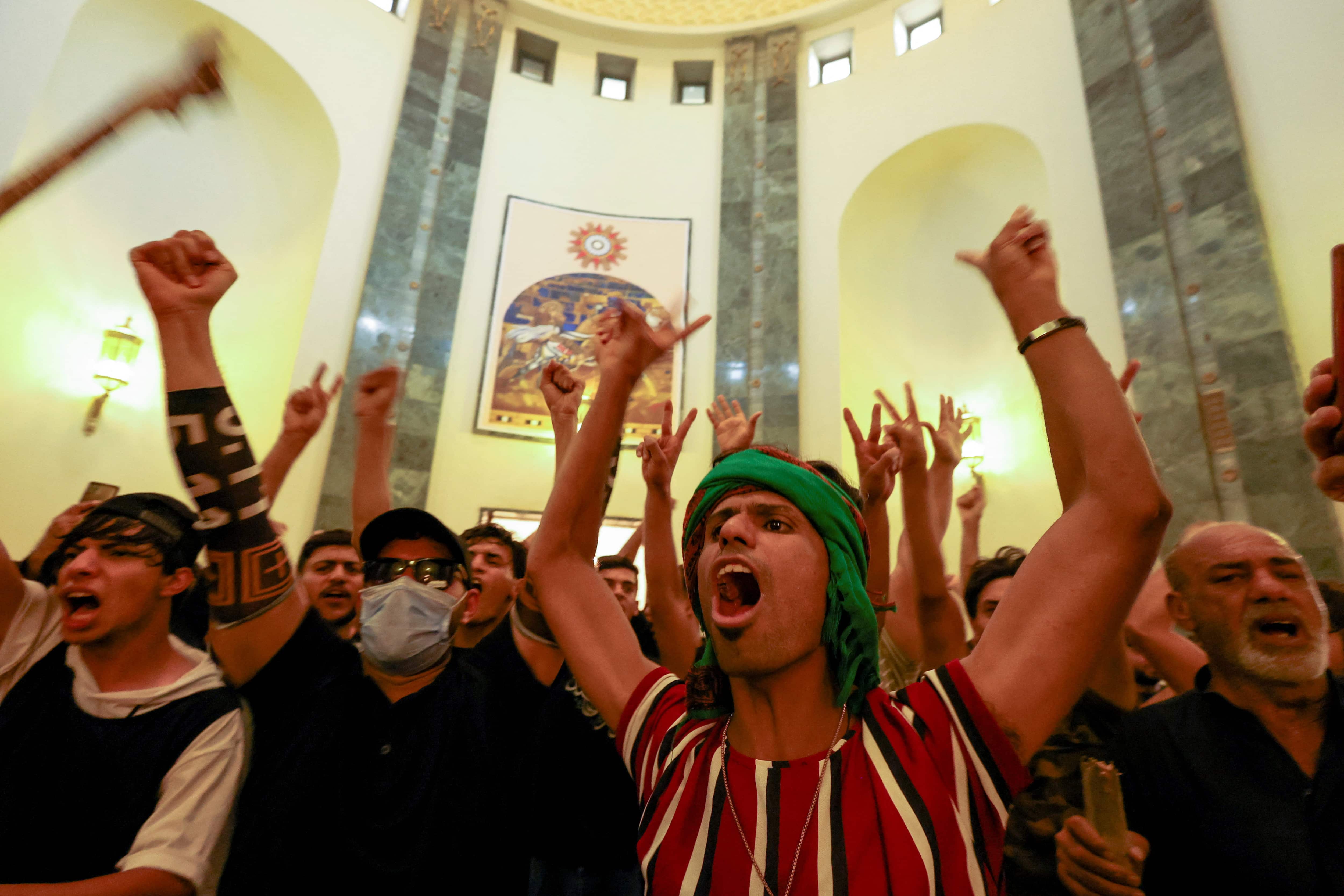 Sadr’s supporters storm Iraq’s government buildings. Take a look ...