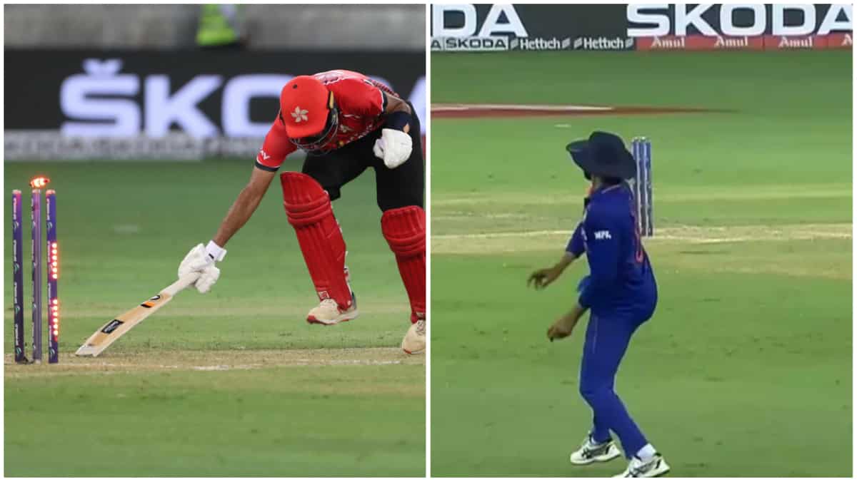 WATCH: Ravindra Jadeja's bullet throw sends Hong Kong's captain Nizakat ...