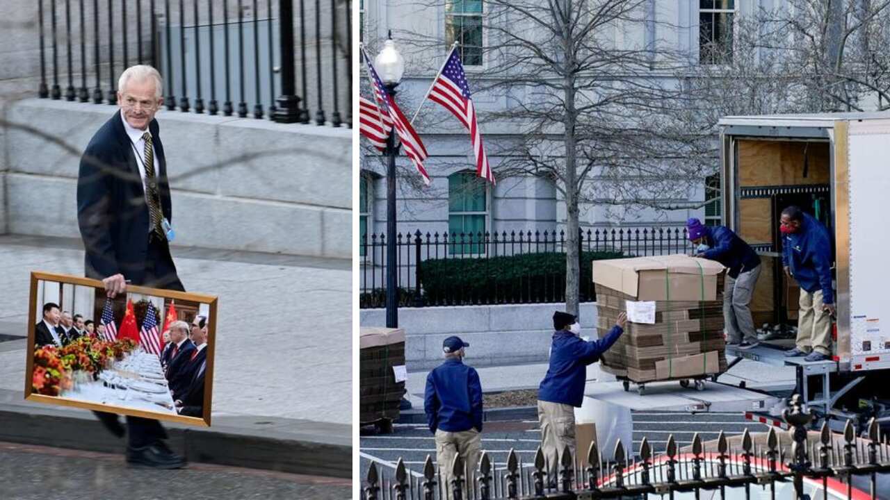In pics: What moving out of majestic white house looks like? - World News