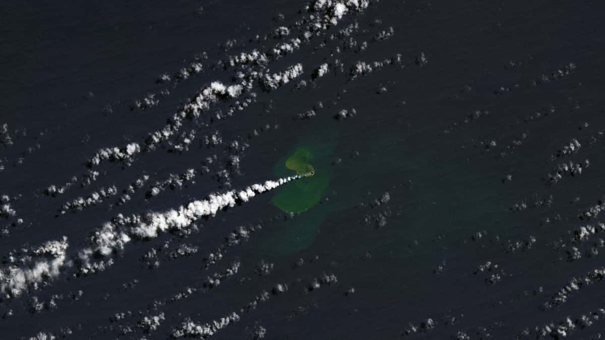 Baby island, in its infancy, discovered in Pacific Ocean after an ...