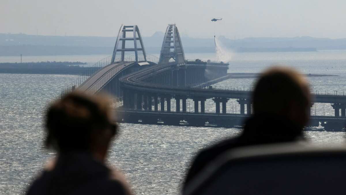 Limited road traffic has resumed on damaged Kerch Bridge, says Russia ...