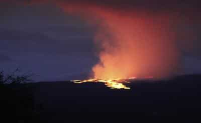 Watch: The world's largest active volcano burst into life for the first ...