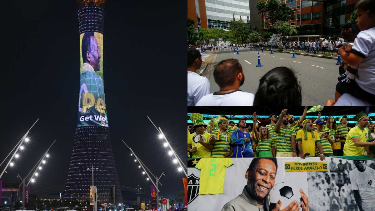 In pics | Fans pray for Pele's health as daughter says he was never on end-of-life care - Sports ...