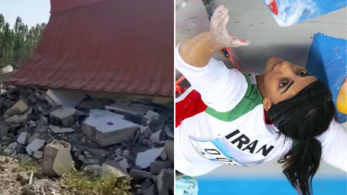 Targeted demolition? Medals in ruins as Iranian athlete Elnaz Rekabi's ...